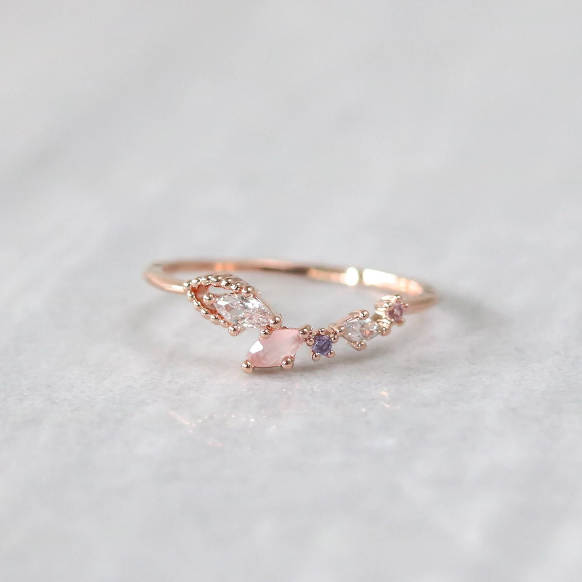 Dove Ring – Statement Grey