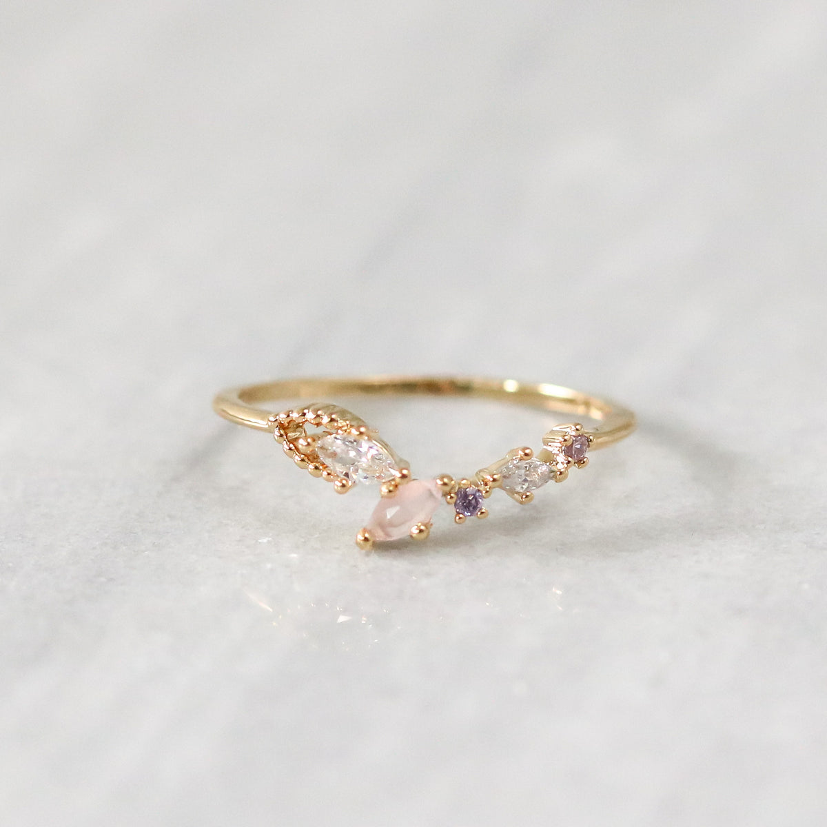 Dove Ring – Statement Grey
